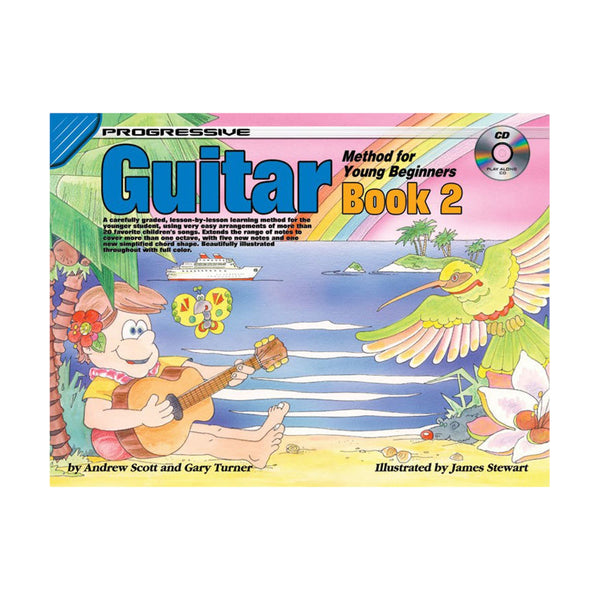 Progressive Guitar Method for Young Beginners Book 2 with CD - Planet Music