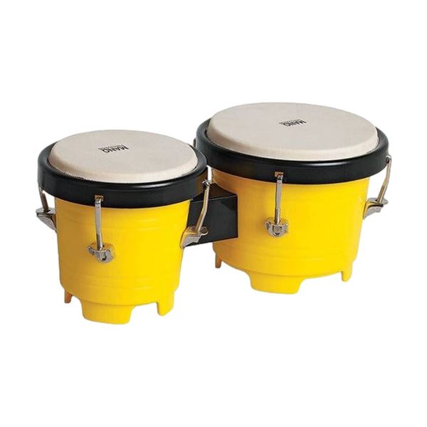 Mano Percussion Mini Plastic Bongos Yellow - Planet Music