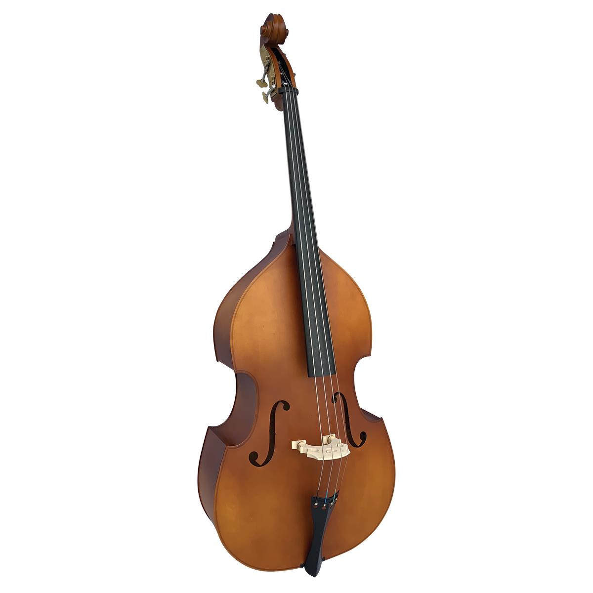 Vivo Neo 3/4 Double Bass Laminate w Bag Antique Finish - Setup - Planet ...