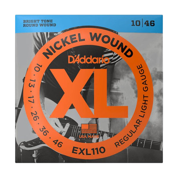 D'Addario EXL110-B25 Nickel Wound Electric Guitar Strings 25 Pack Regu ...