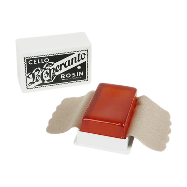 Esperanto Light Amber Cello Rosin with Cloth - Planet Music