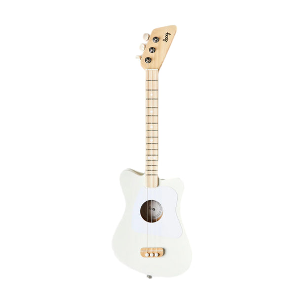 Loog Mini Acoustic 3 String Kids Guitar White - Planet Music