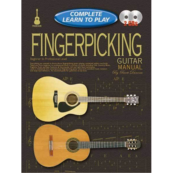 Progressive Complete Learn To Play Fingerpicking Guitar Book - Planet Music